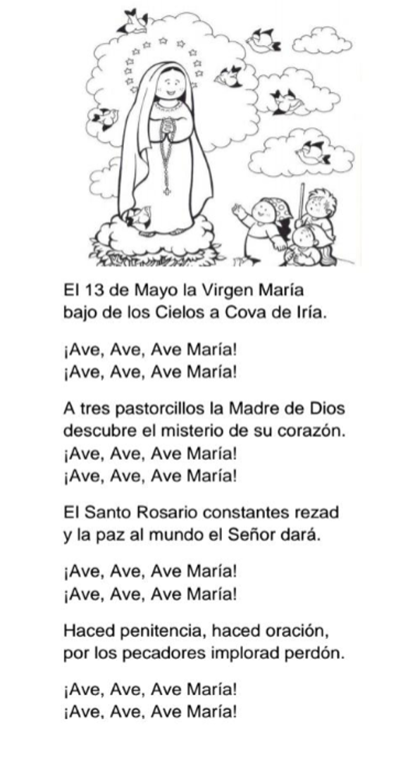 RELIGIÓN: LA VIRGEN DE FÁTIMA