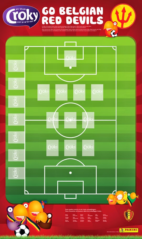 Football Cartophilic Info Exchange: Croky / Panini - Rode Duivels ...