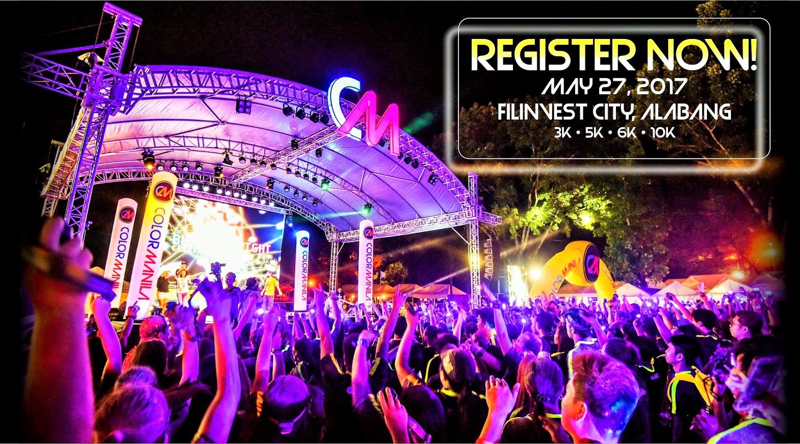 Manila Shopper: Color Manila Blacklight Run Tour: May-Aug 2017