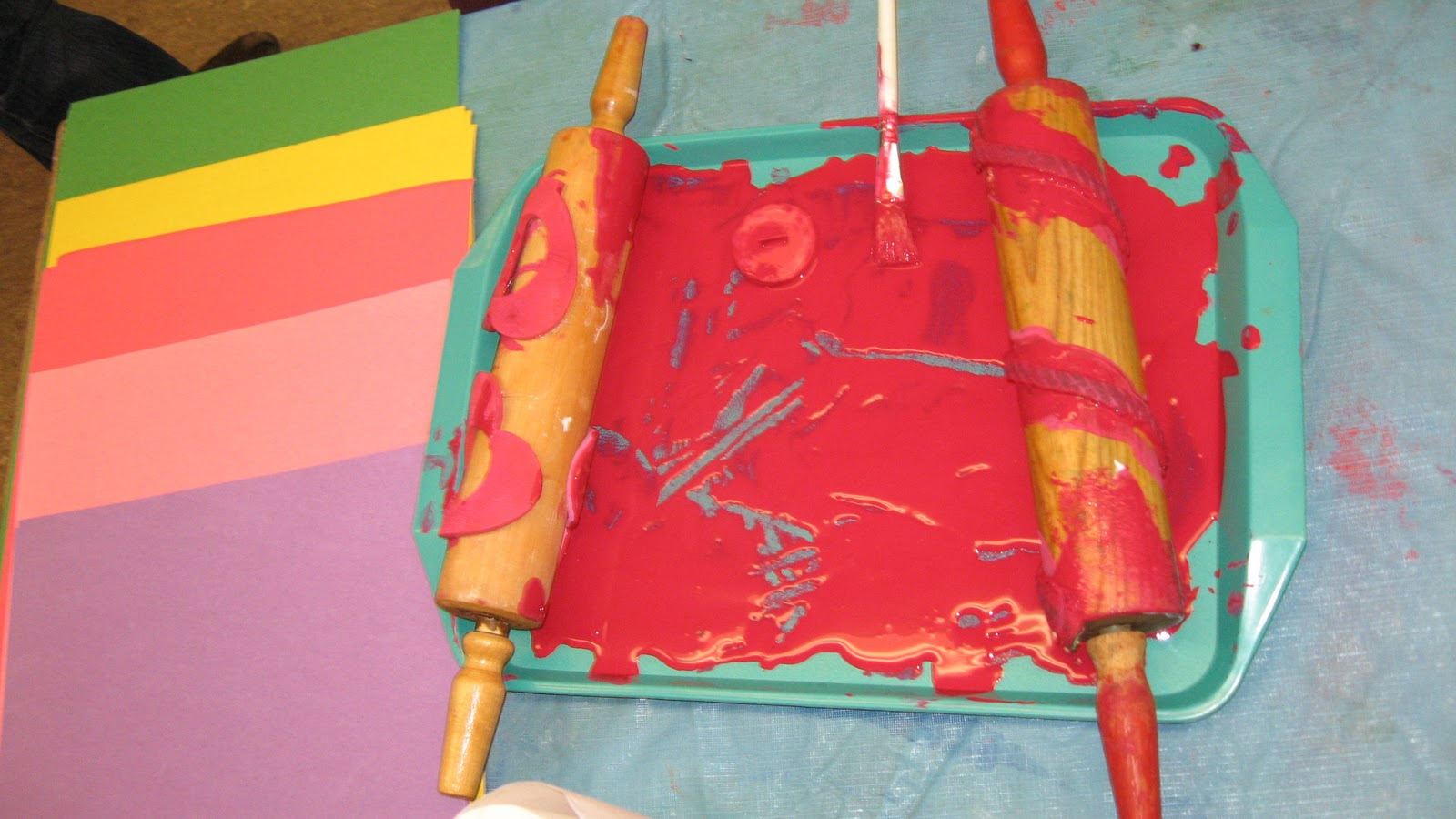 StrongStart: Valentine Rolling Pin Painting