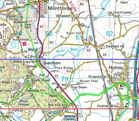 conradwalks: Wainwright's Way - Holme to Hawes Bridge