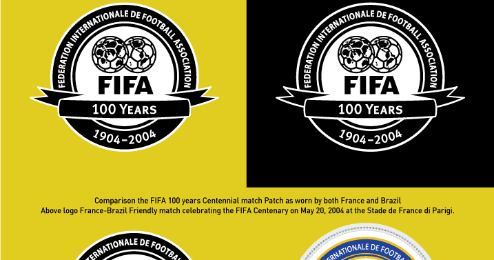 Football teams shirt and kits fan: Brazil FIFA 100th Years Centennial Patch