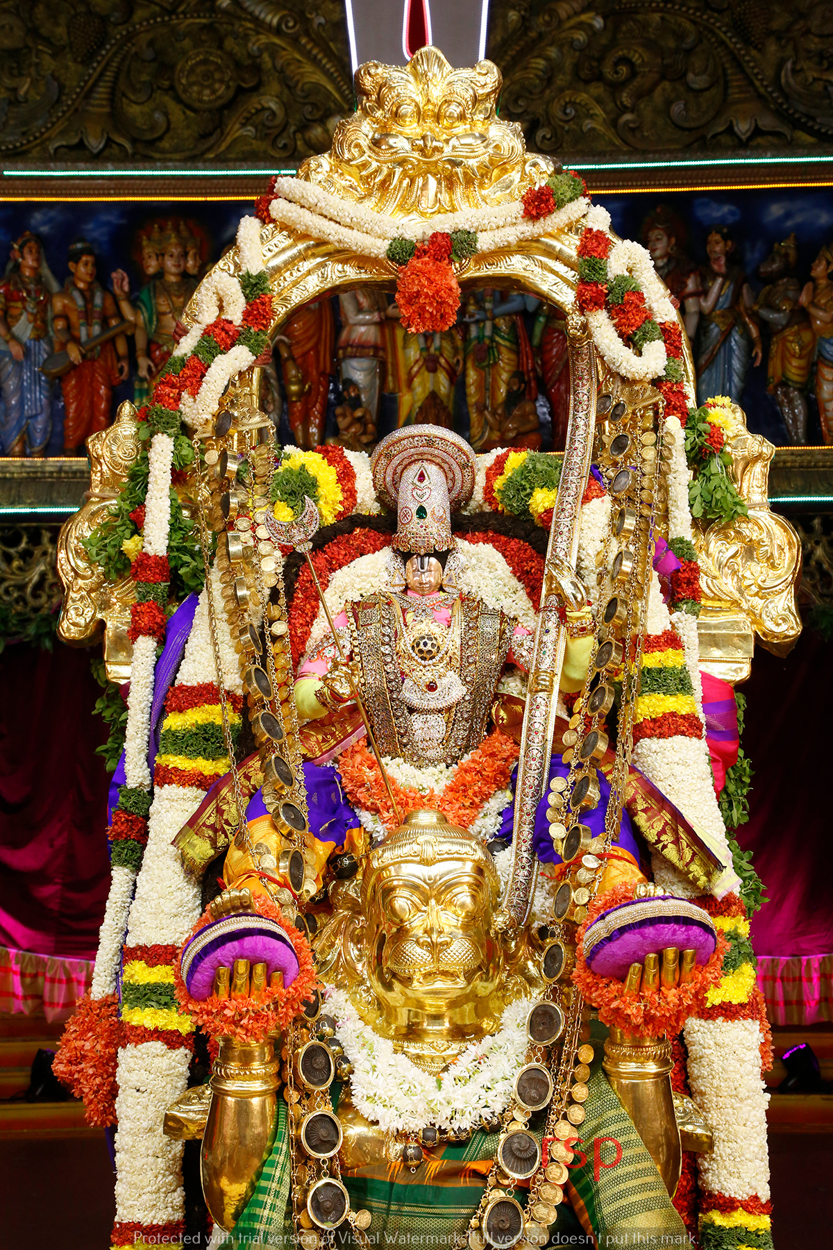 Malayappa as Venkatadri Rides on Hanumantha Vahanam - rspnetwork.in