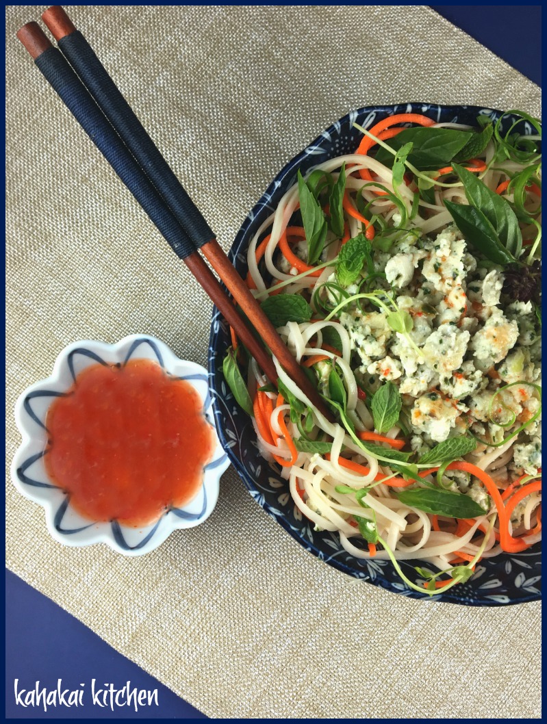 Kahakai Kitchen: Lemongrass Fish Larb Noodles with Chilli Dressing ...