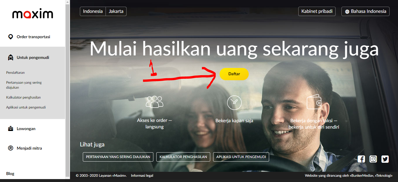 Cara Daftar Driver Ojek Online MAXIM Terbaru Tahun 2020 - Zona Mahasiswa