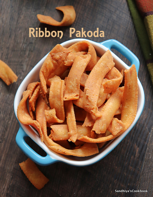 Sandhiya's Cookbook: Ribbon Pakoda | Ola Pakoda