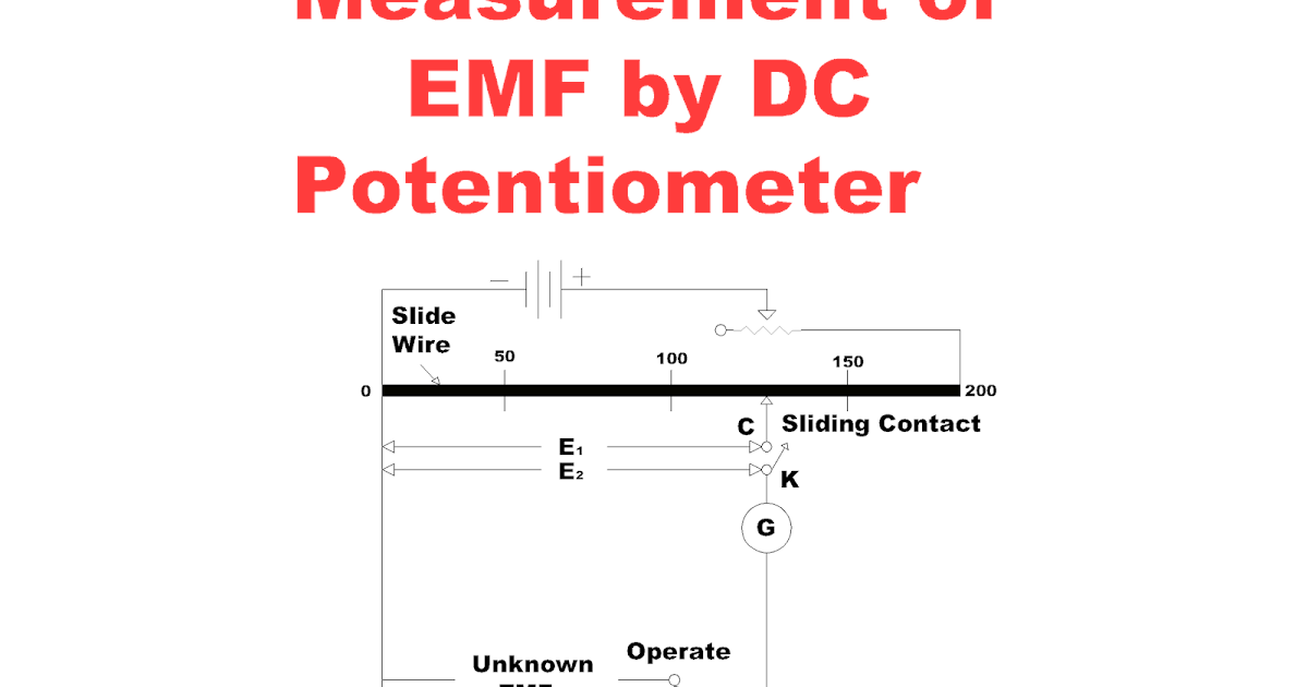 FREELY ELECTRONS: DC Potentiometer - Working Principle - Construction ...