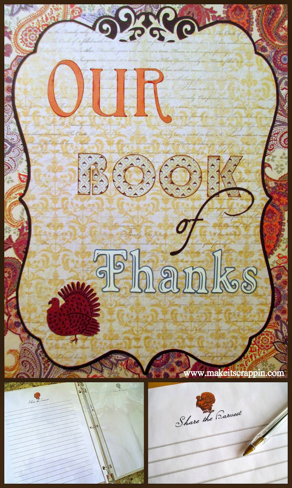 Make It Scrappin : Family Book of Thanks