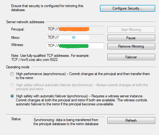Techie-Friendly Blog: Database Mirroring in SQL Server - Configuration