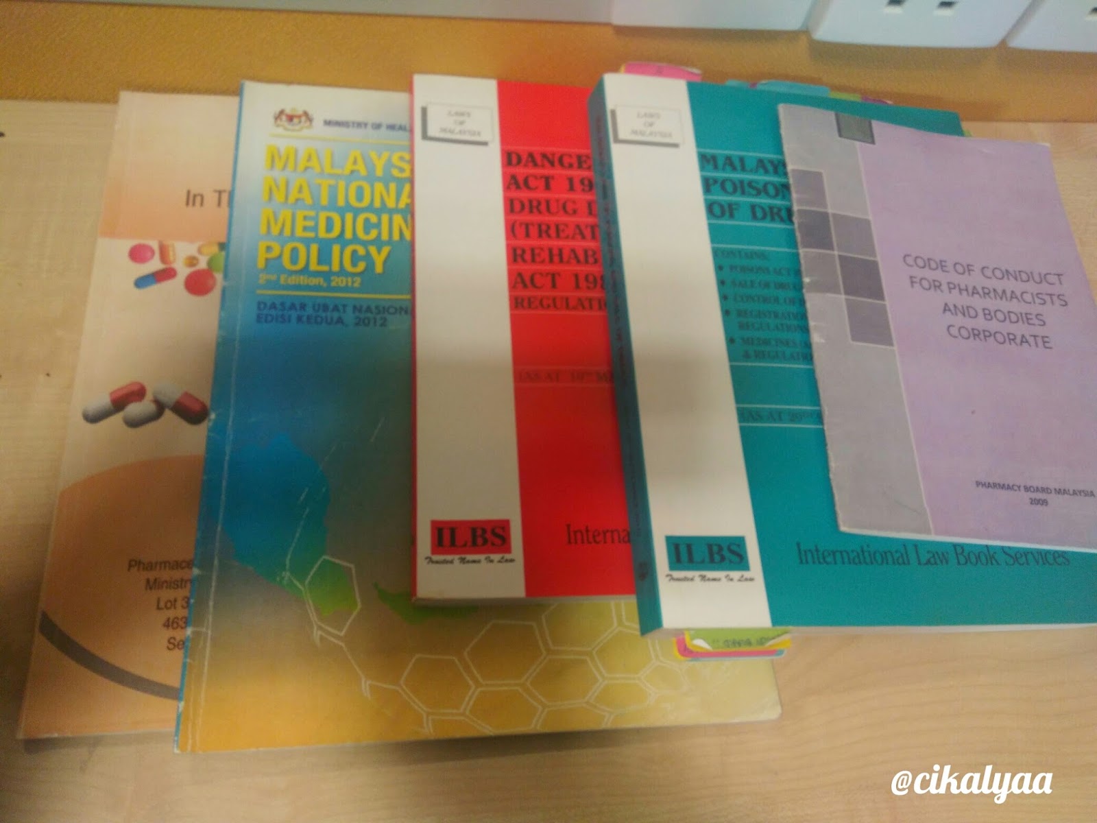 Alyaa Official Blog: Peperiksaan Kelayakan Mengamal Farmasi..