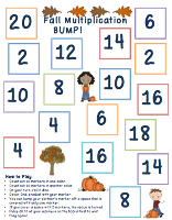Bookish Ways in Math and Science: Monday Math Freebie - Fall Themed ...