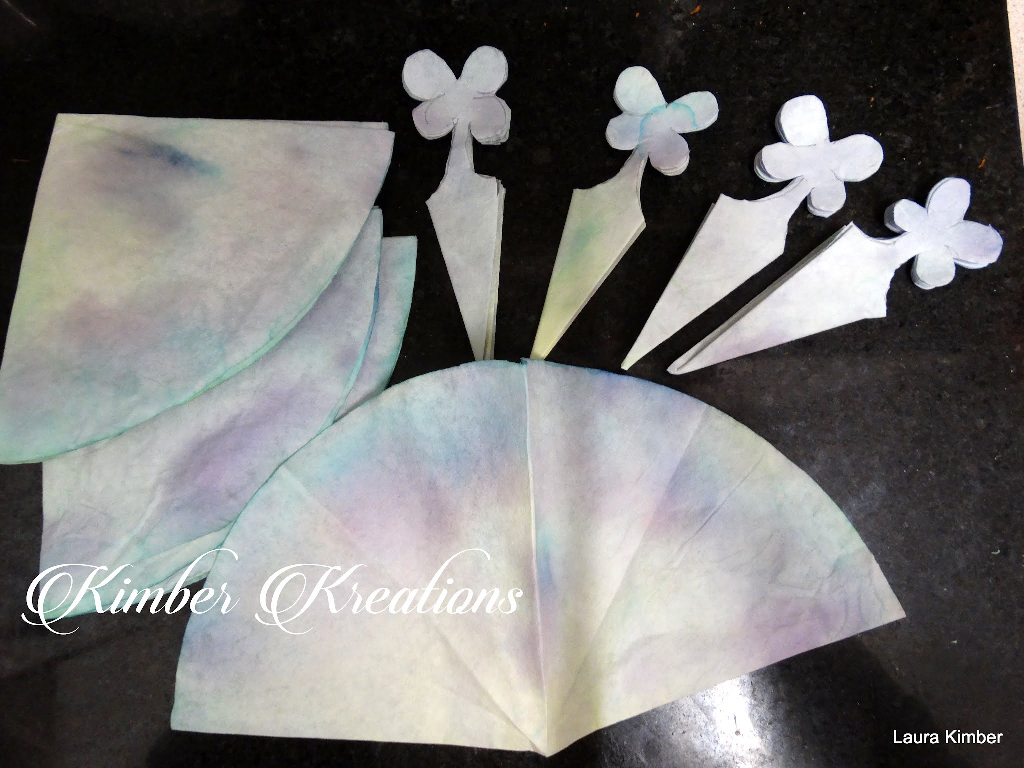 Kimber Kreations: coffee filter hydrangea s