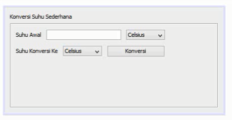 Membuat Program Konversi Suhu dengan Java Swing menggunakan NetBeans ...