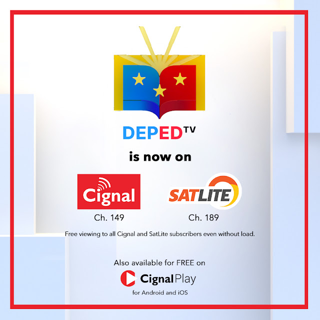 Lemon GreenTea: Cignal TV partners with DepED to host 2 channels to ...