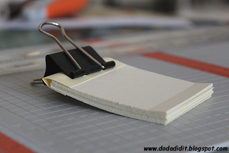 Doda's Creative Wanderings: Matchbook notebook tutorial