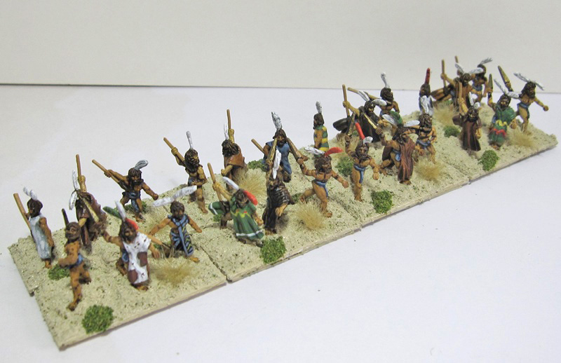 Analogue Hobbies: From GillesW: 15mm Ancient Libyan Infantry (144 points)