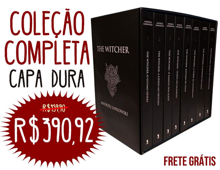 The Witcher Box de luxo em capa dura