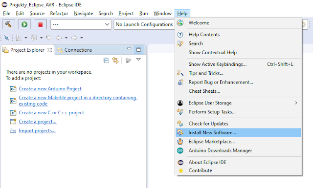 "Instalacja" Eclipse Photon do programowania mikrokontrolerów AVR w ...