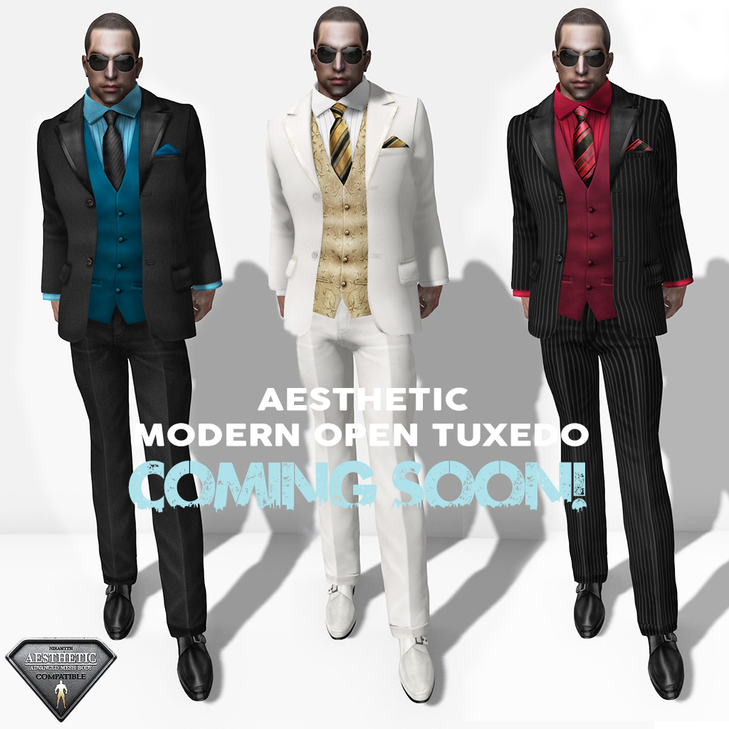 LAPOINTE AND BASTCHILD: AESTHETIC - Modern Open Tuxedos Hitting the Store!