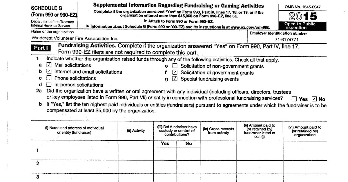 Truth about Schedule G and Money.