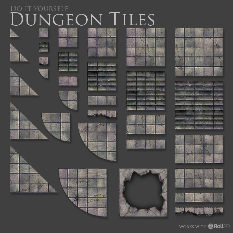 Brain Scribbles: Dungeon Tiles and Props on sale now!