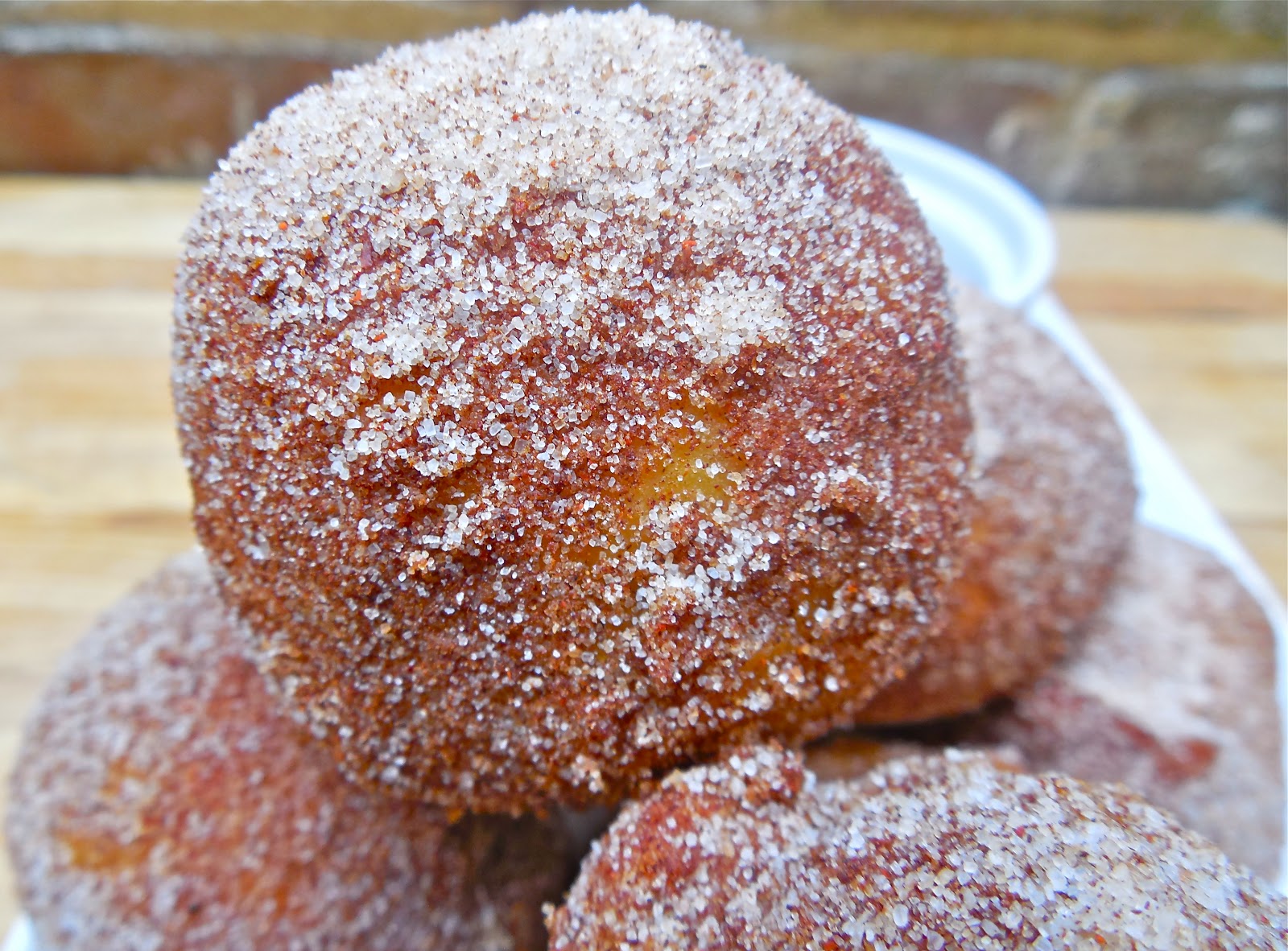 Haute + Heirloom: Brie + Dark Chocolate "Biscuit Beignets" with Spicy ...