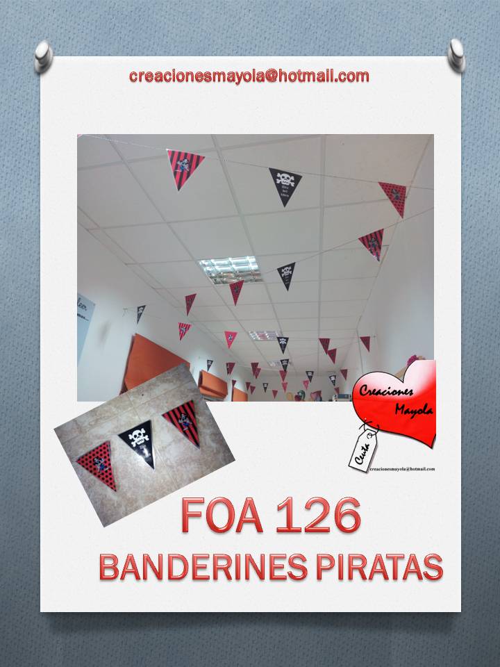 Creaciones Mayola: BANDERINES PIRATAS, FIESTAS PIRATAS, DECORACIONES ...