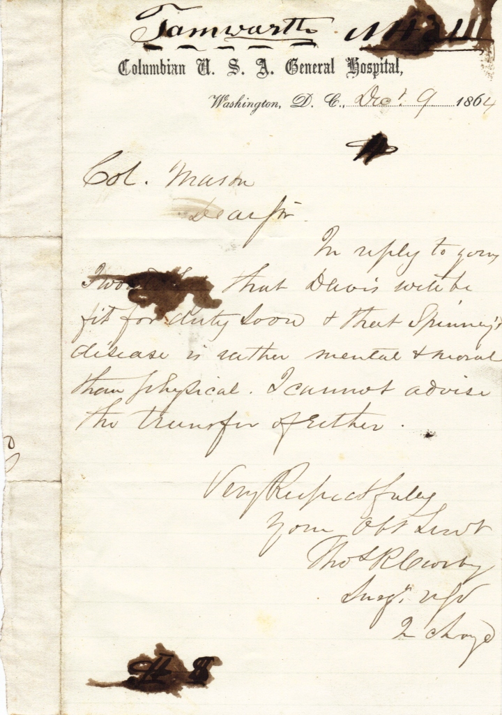 Civil War Medicine (and Writing): Learning to Recognize Mental Illness ...