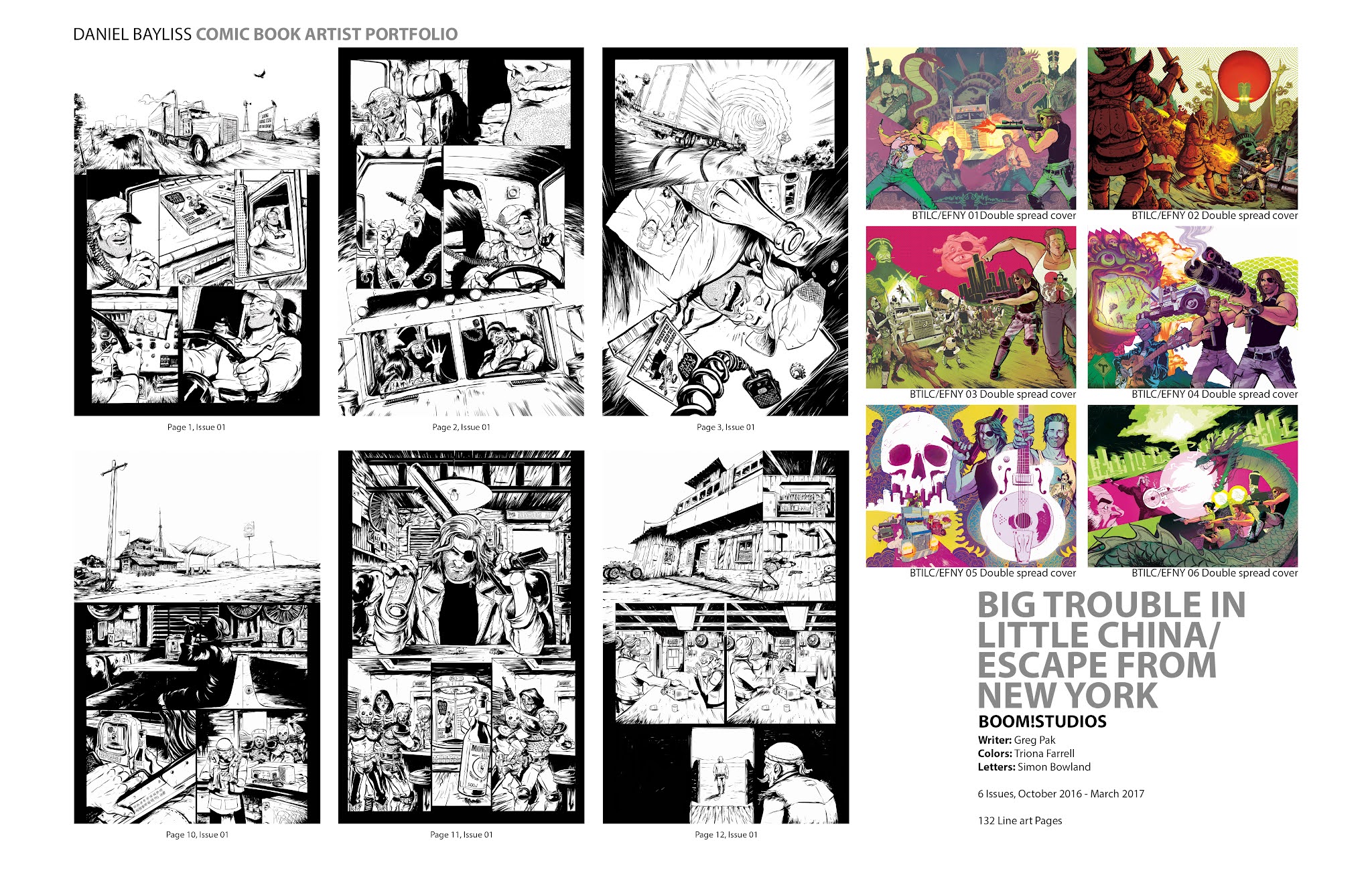 DANIEL BAYLISS Comicbook Artist