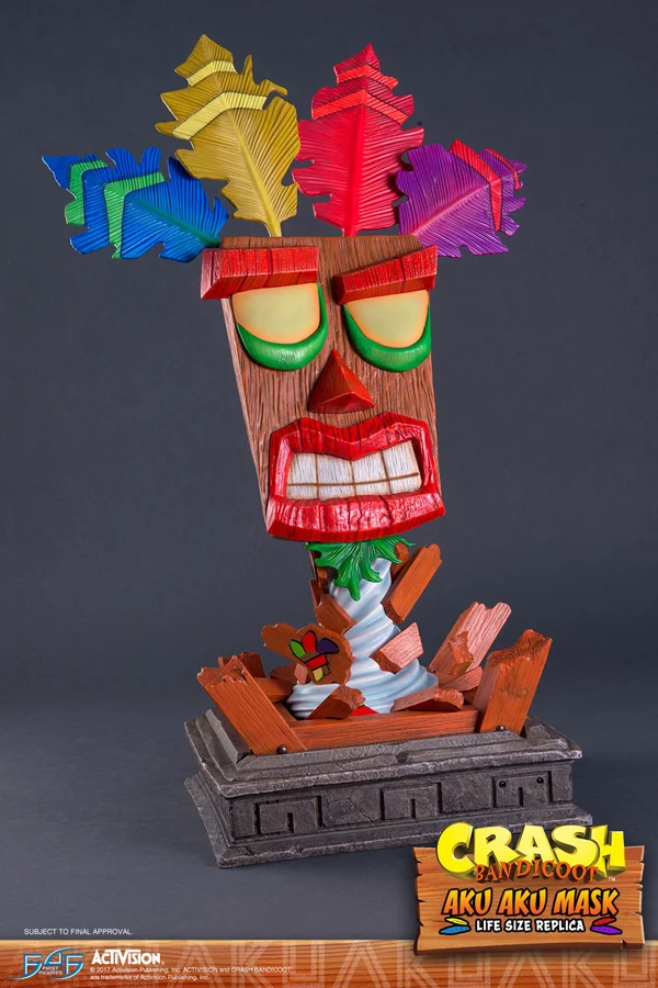Crash Bandicoot - Aku Aku Life Size Mask (First 4 Figures)