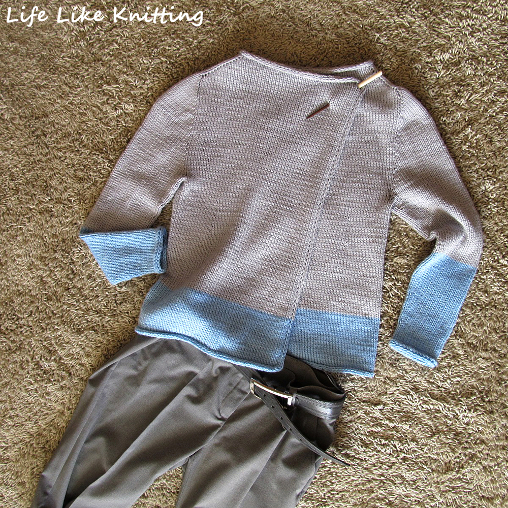 Life Like Knitting Workshop: Кардиган Два кольори / Cardigan Two Colors