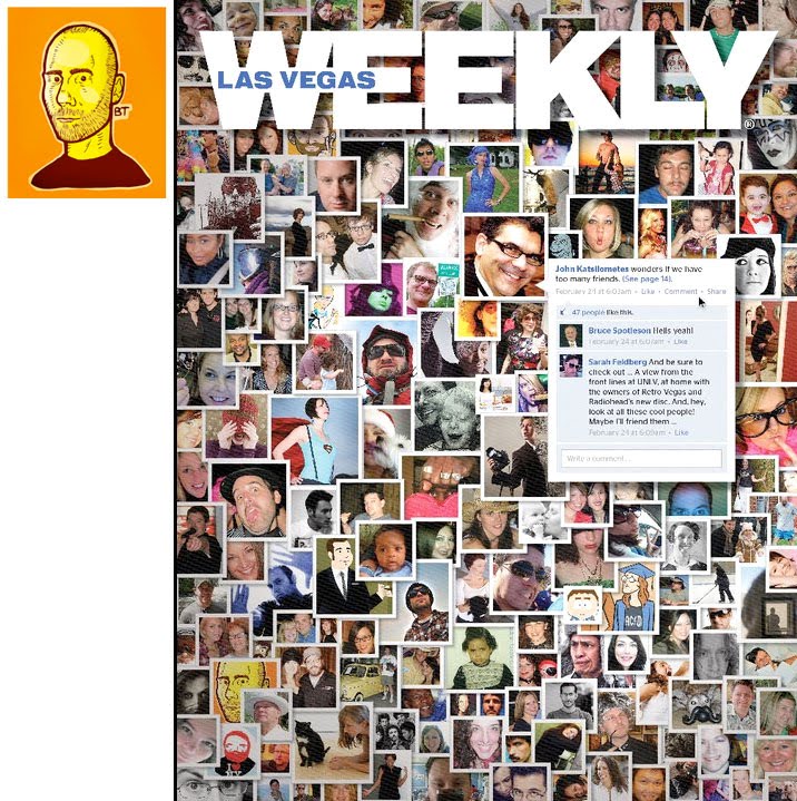 BTillustration: Las Vegas Weekly Facebook Cover