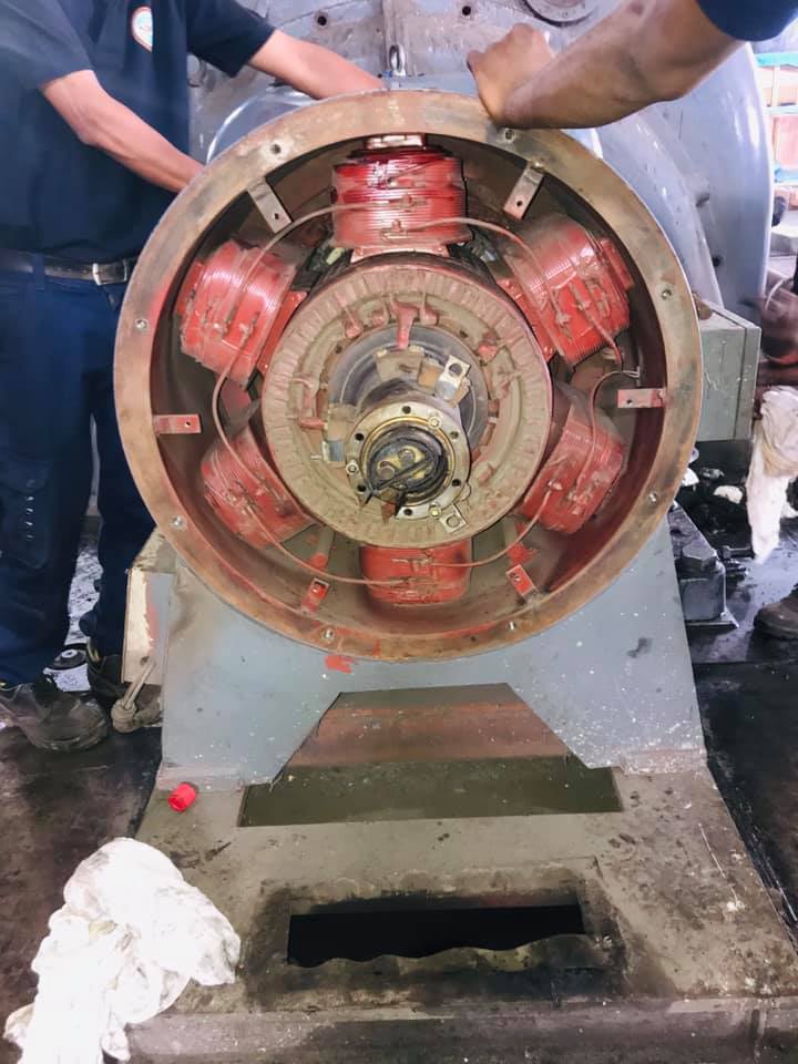 REAL IMAGES OF ROTOR, EXCITER, PMG, DIODE