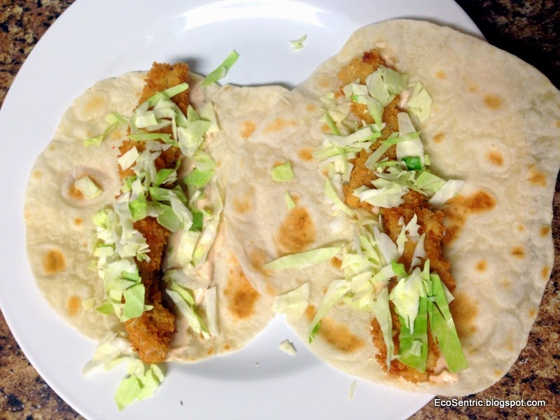 EcoSentric: The Ultimate Fish Tacos With Pink Chili Mayo And Mango ...