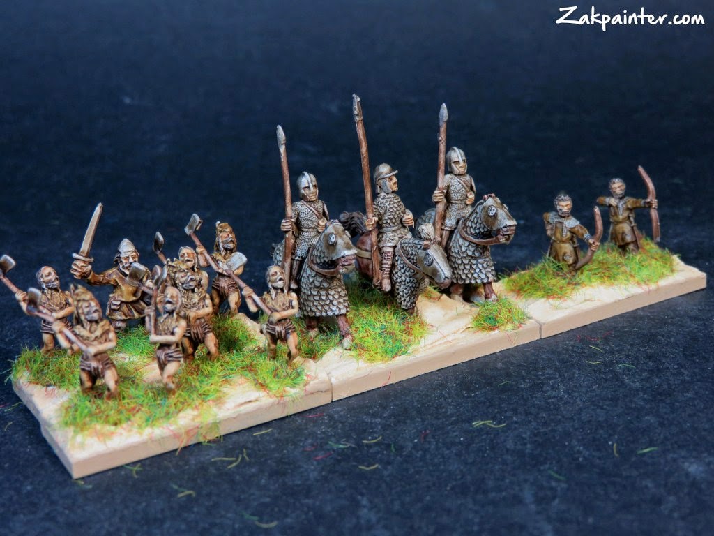 ZakGallery: Painted 15mm DBA: II/80 Hunnic army