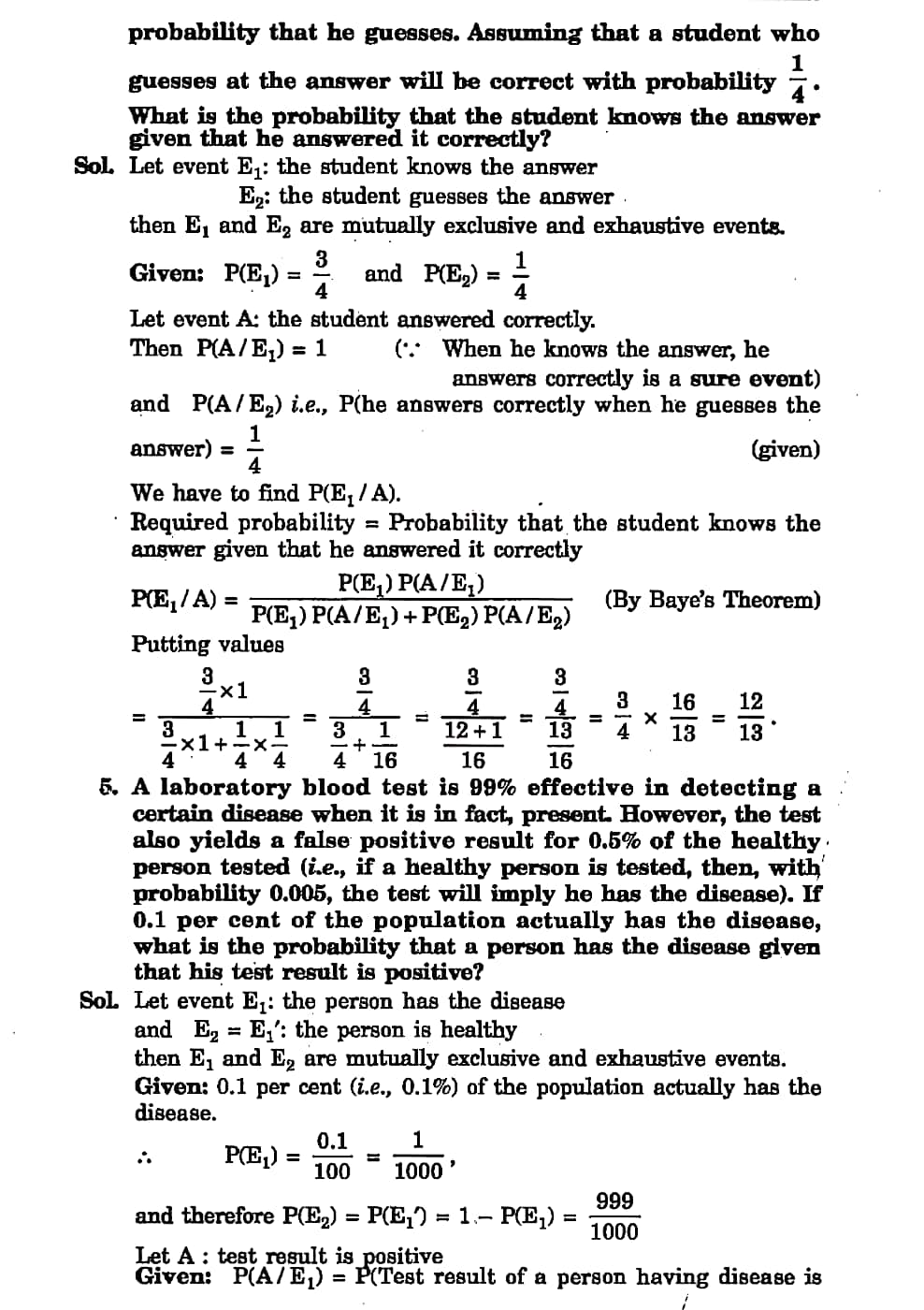 Probability class 12 math - Studypur