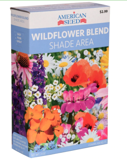 Dollar Tree Seeds| American Seed Wildflower Blend Shade| Dollar Tree ...