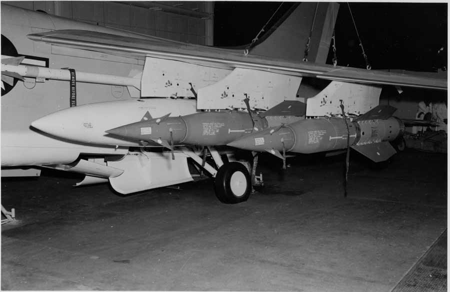 Voughtworks: A-7A Mock up Weapons Loading 1964 Part One