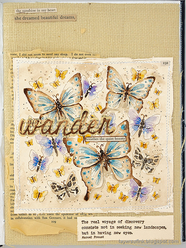 Layers of ink: Watercolor Butterflies Tutorial