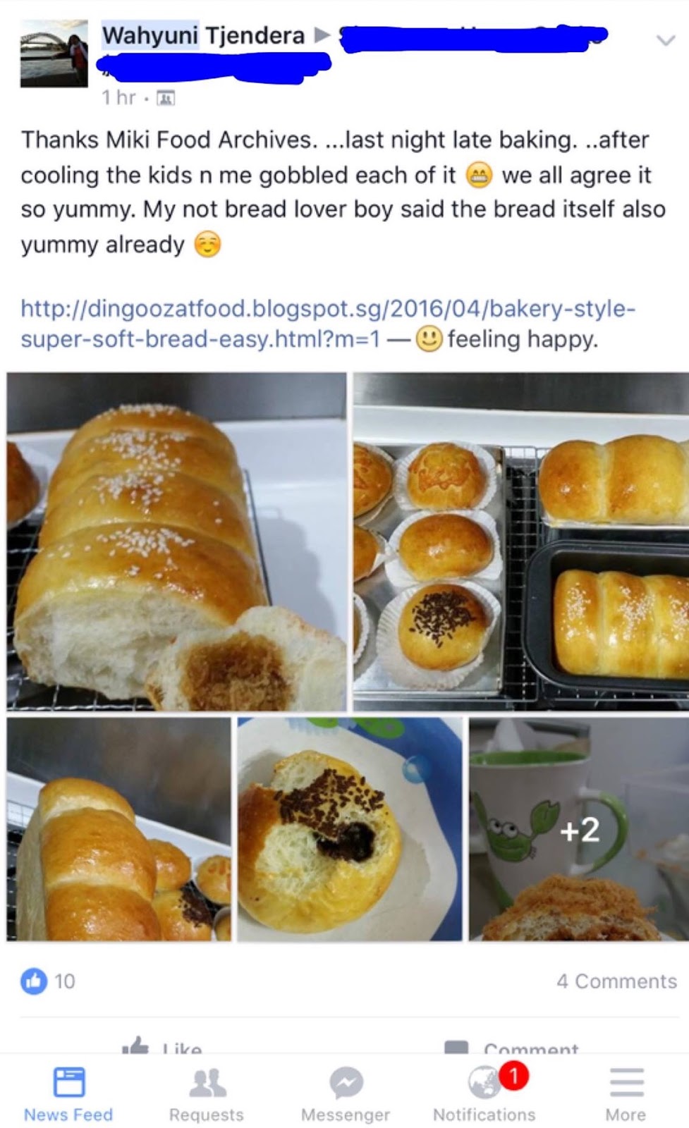 Miki's Food Archives : Bakery Style Soft Bread (Easy Poolish Starter ...