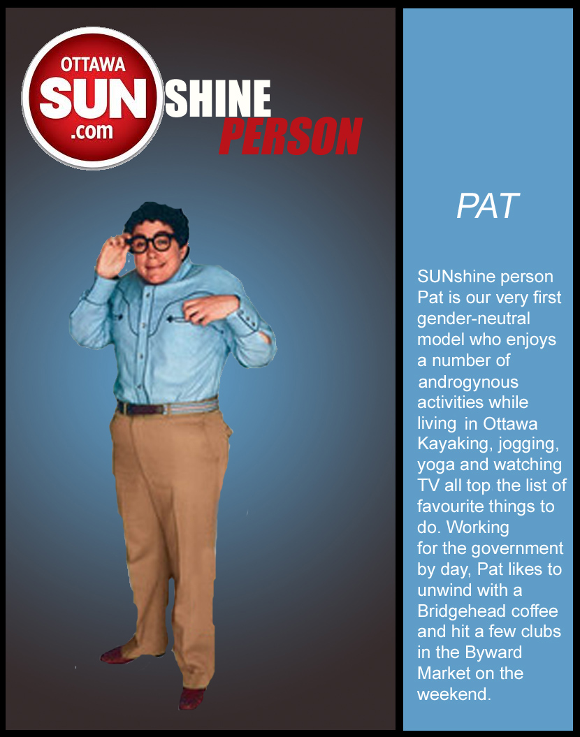 the-o-dot: Ottawa Sun Switches To Gender-Neutral SunShine Person