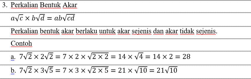 OPERASI BENTUK AKAR MATEMATIKA KELAS 9 - Media Pembelajaran Online Guru ...