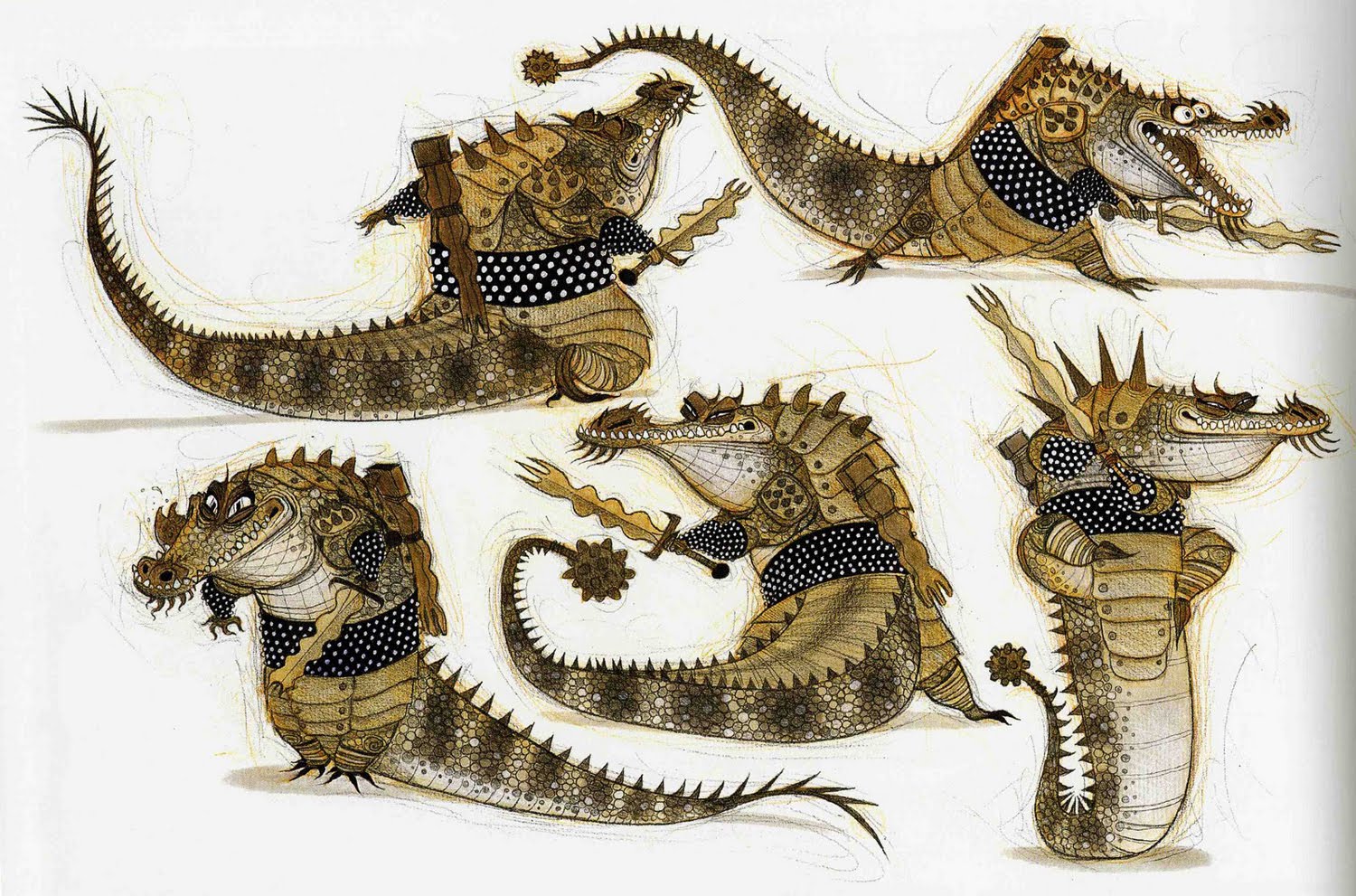 Cartoon Concept Design: Kung Fu Panda Model Sheets