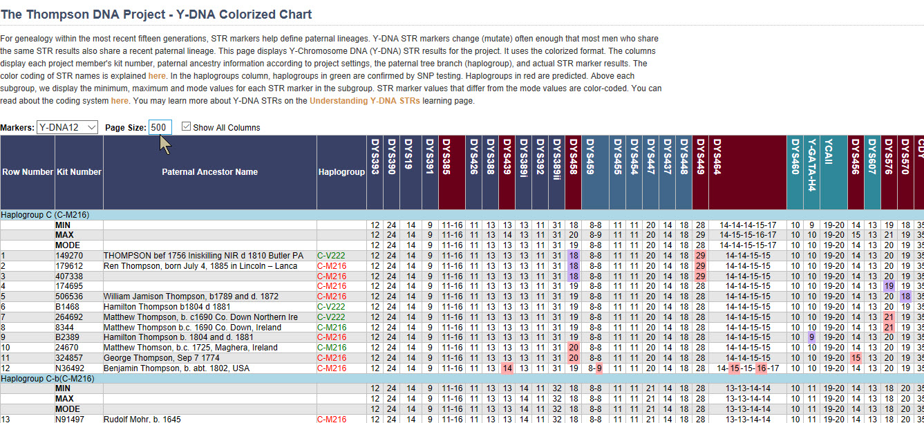 The Ultimate Family Historians: Surname Projects: Examining my first Y ...