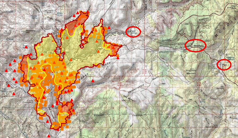 The Backbone Fire: Archived updates for The Backbone Fire