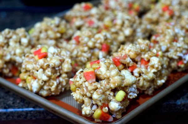 Rhinestones and Ribbon: Pebbles Halloween Treat Bags + Candy Corn ...