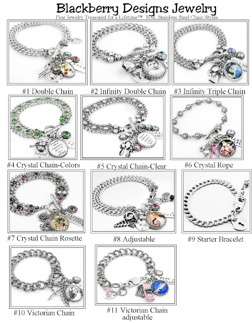Blackberry Designs Jewelry: Charm Bracelets so many styles to choose from!