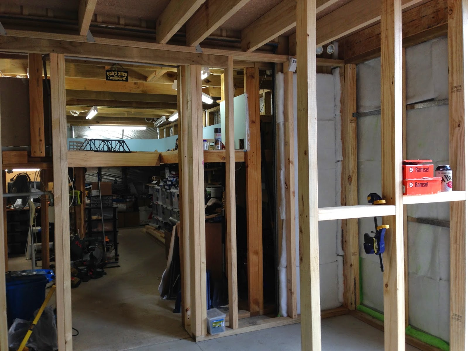 Shed Plans Online: Extension Framework Finished | Shed plans hip roof