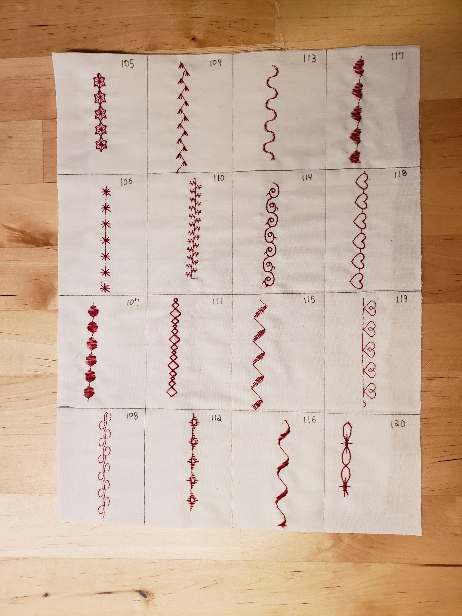 The Darling Dogwood: Stitch Reference