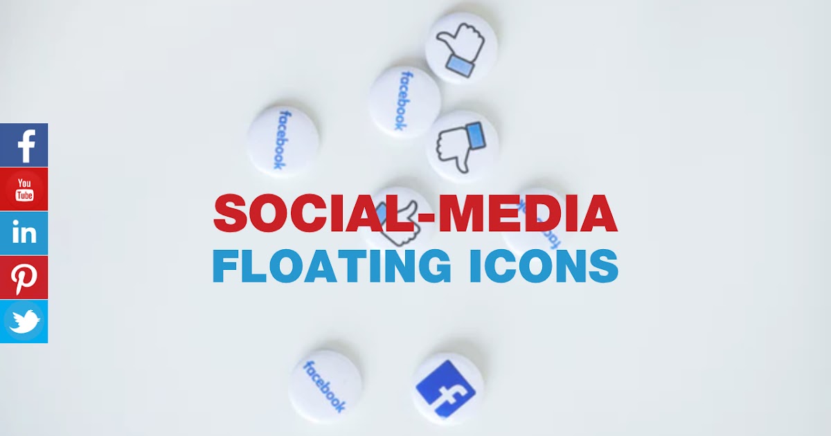 Floating Social Media Icons Rustcode Rustcode